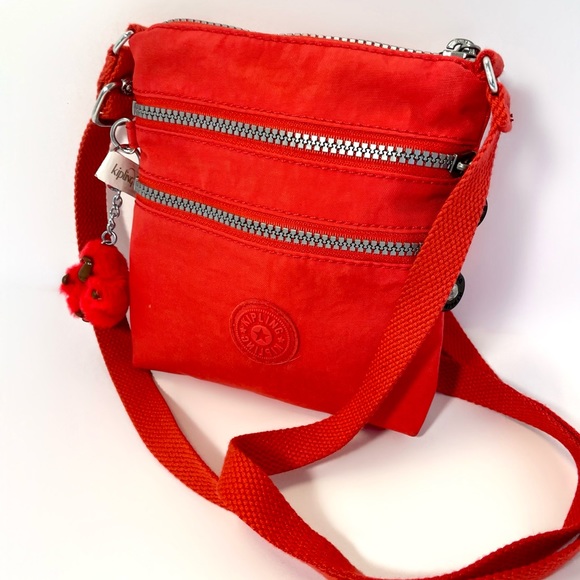 Kipling | Bags | Kipling Red Small Crossbody Bag | Poshmark
